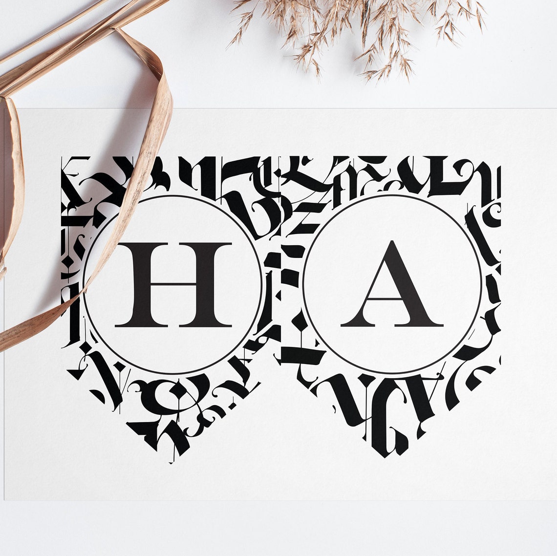 Halloween Letter Printable Paper Banner Editable Letter | Etsy