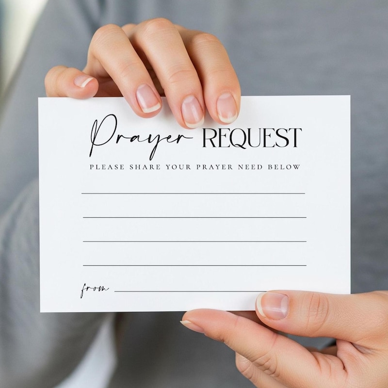 Prayer Request Cards - Etsy