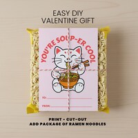 Ramen Noodle Instant Download Valentine, Class Valentines Party ...