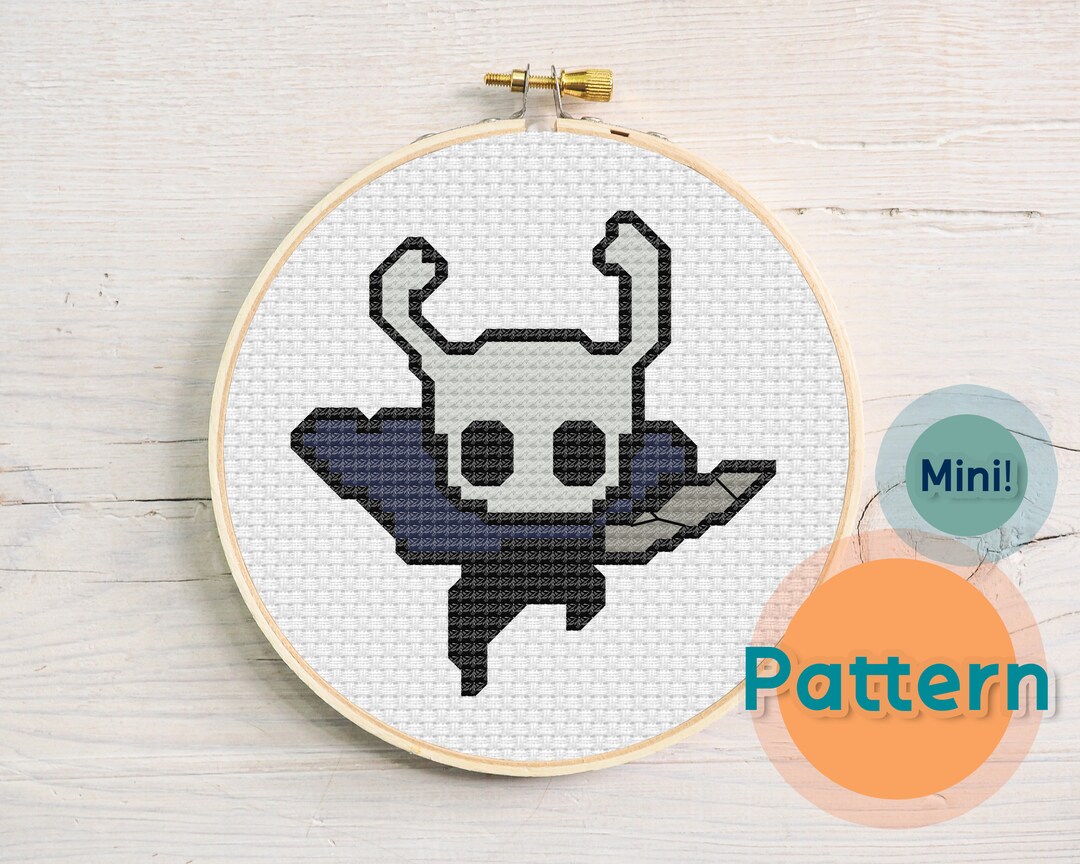 Cross Stitch Pattern - Mini Hollow Knight Cross Stitch Pattern Download ...