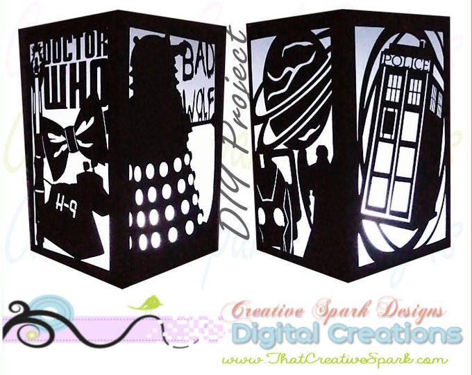 Dr Who DIY Paper Lantern for Party Decor, Table Centerpieces, Birthday ...