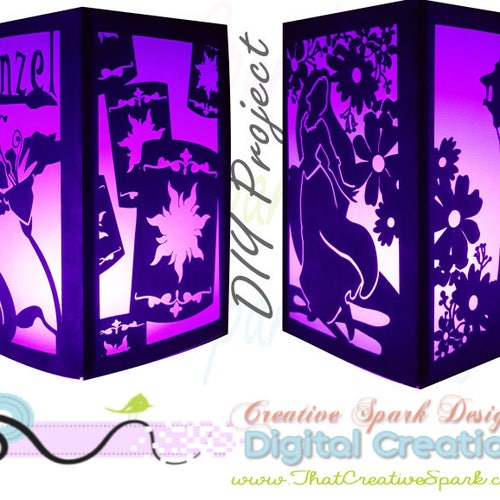 Rapunzel Paper Lantern DIY Project Digital Download Cut File - Etsy