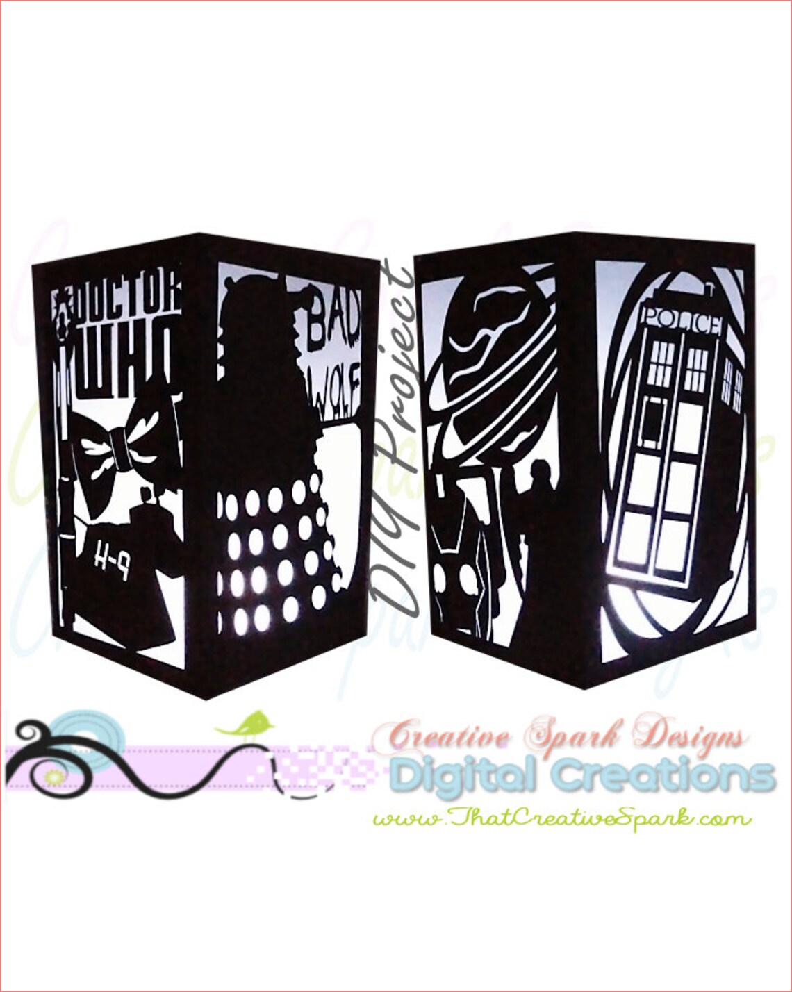 Dr Who DIY Paper Lantern for Party Decor Table Centerpieces | Etsy