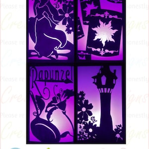 Rapunzel Paper Lantern DIY Project Digital Download Cut File - Etsy