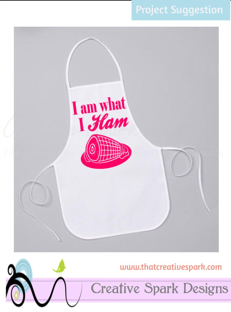 I Am What I Ham Kitsch-en Collection SVG DXF PNG Image for - Etsy