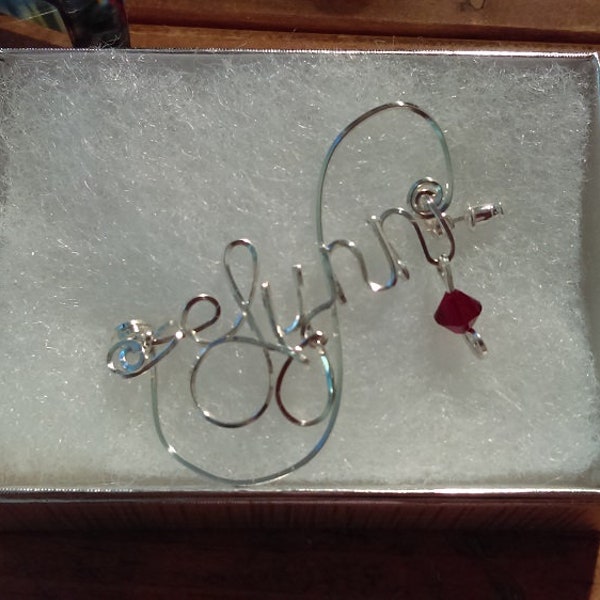 Wire Name Jewelry - Etsy