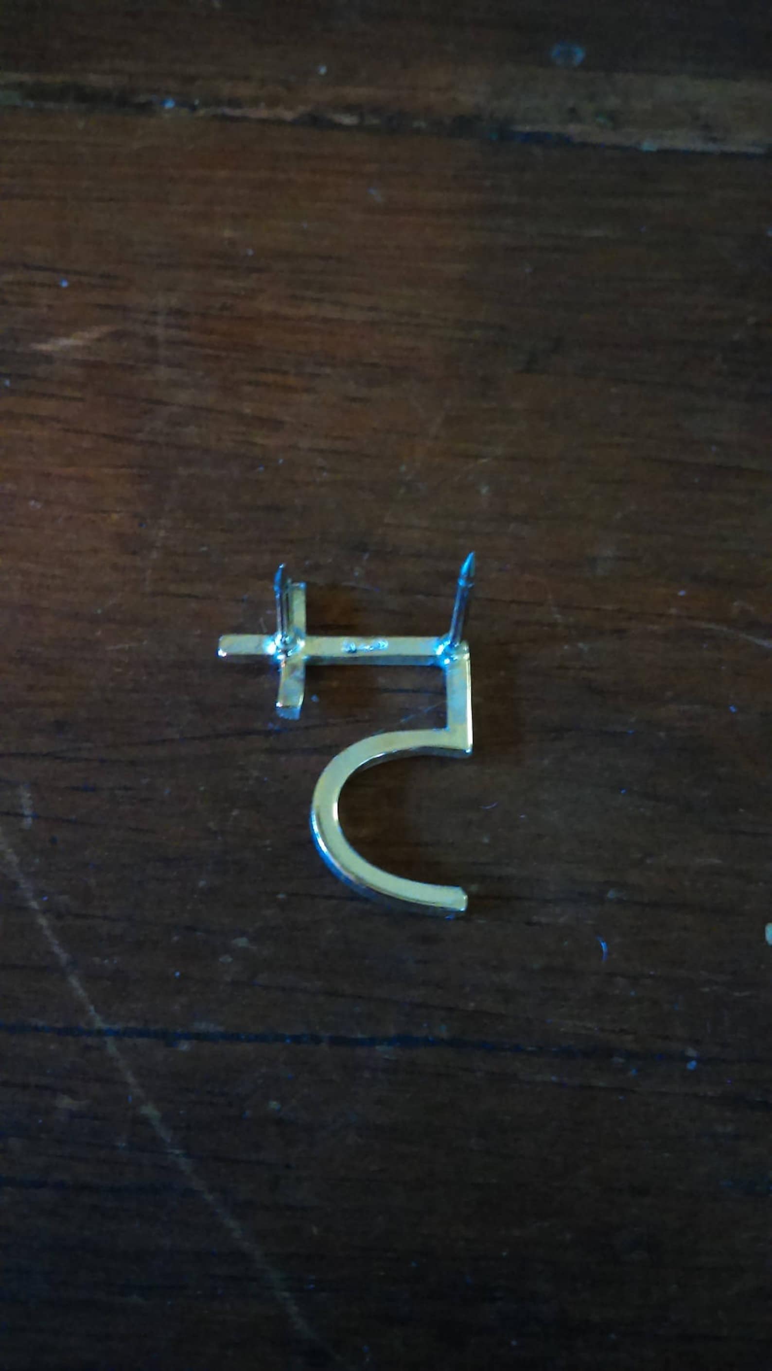 Cattle Brand Pin tie tac lapel pin Sterling Silver CUSTOM | Etsy