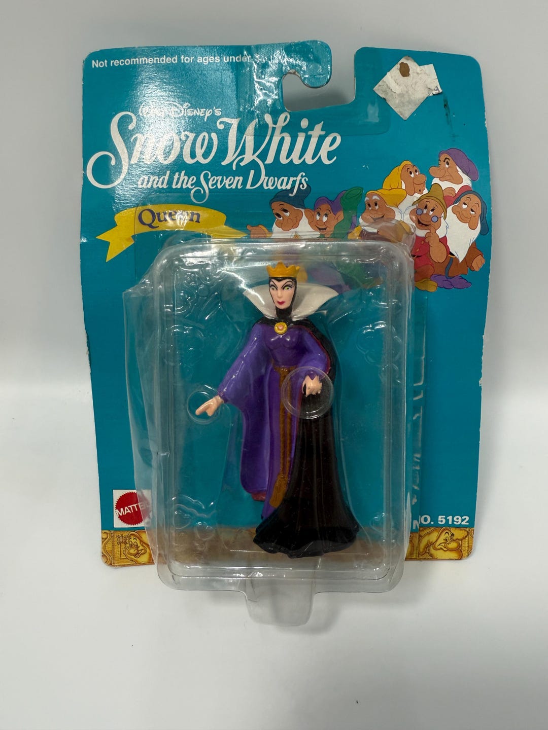 Vintage Mattel Disney Snow White Evil Queen Figure (no. 5192) – 1993 ...