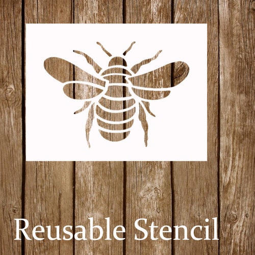 Bumble Bee STENCIL Home Decor & Painting Stencil Art Craft - Etsy