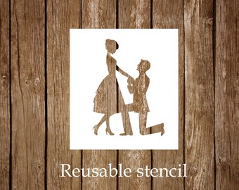 Bridesmaid Stencil Reusable DIY Craft Stencils of the Word Bridesmaid ...