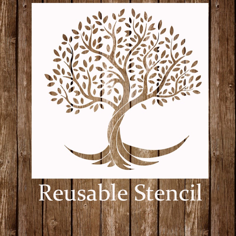 Tree of Life Stencil - Etsy