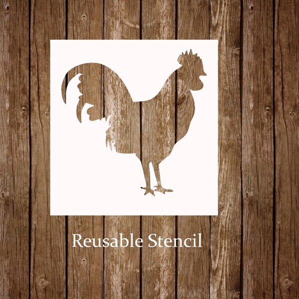 Rooster Stencil - Etsy