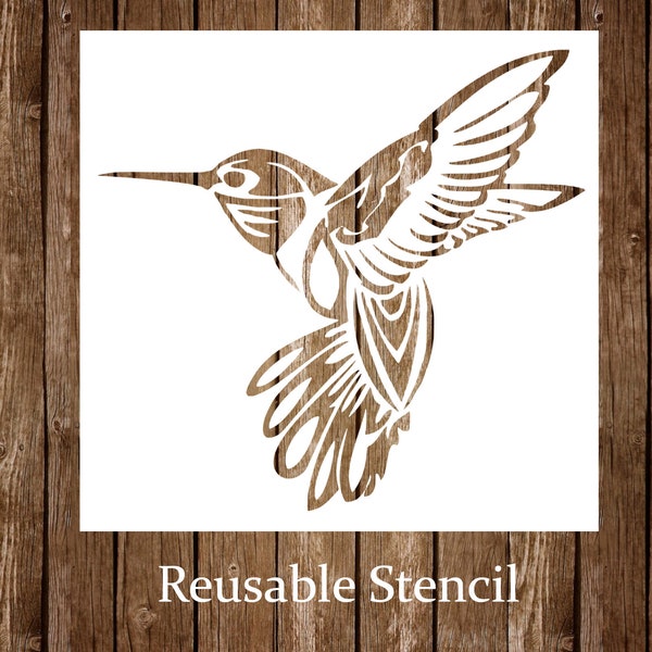 Hummingbird Stencil - Etsy
