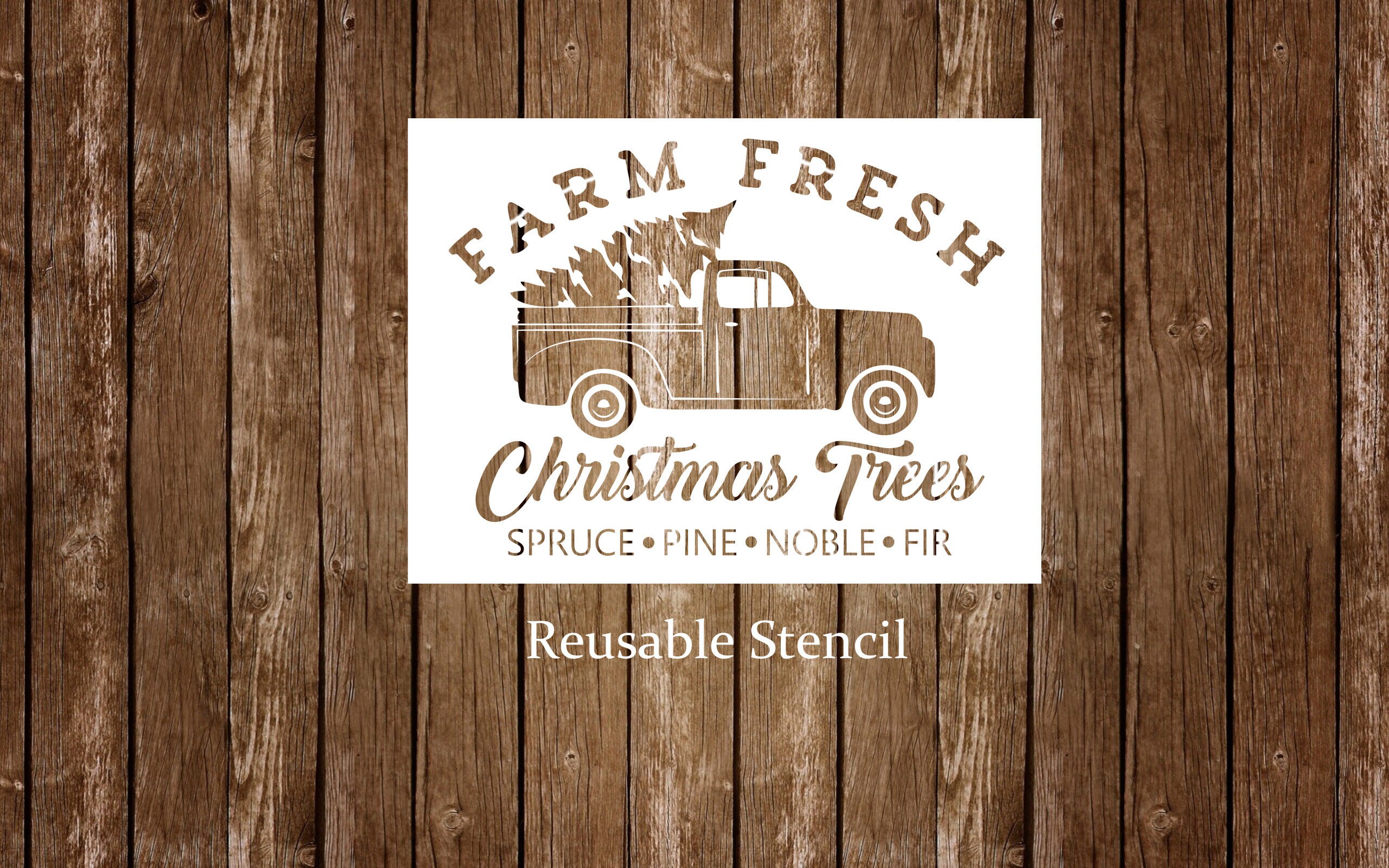 Custom Farm Stencils for Painting - Etsy