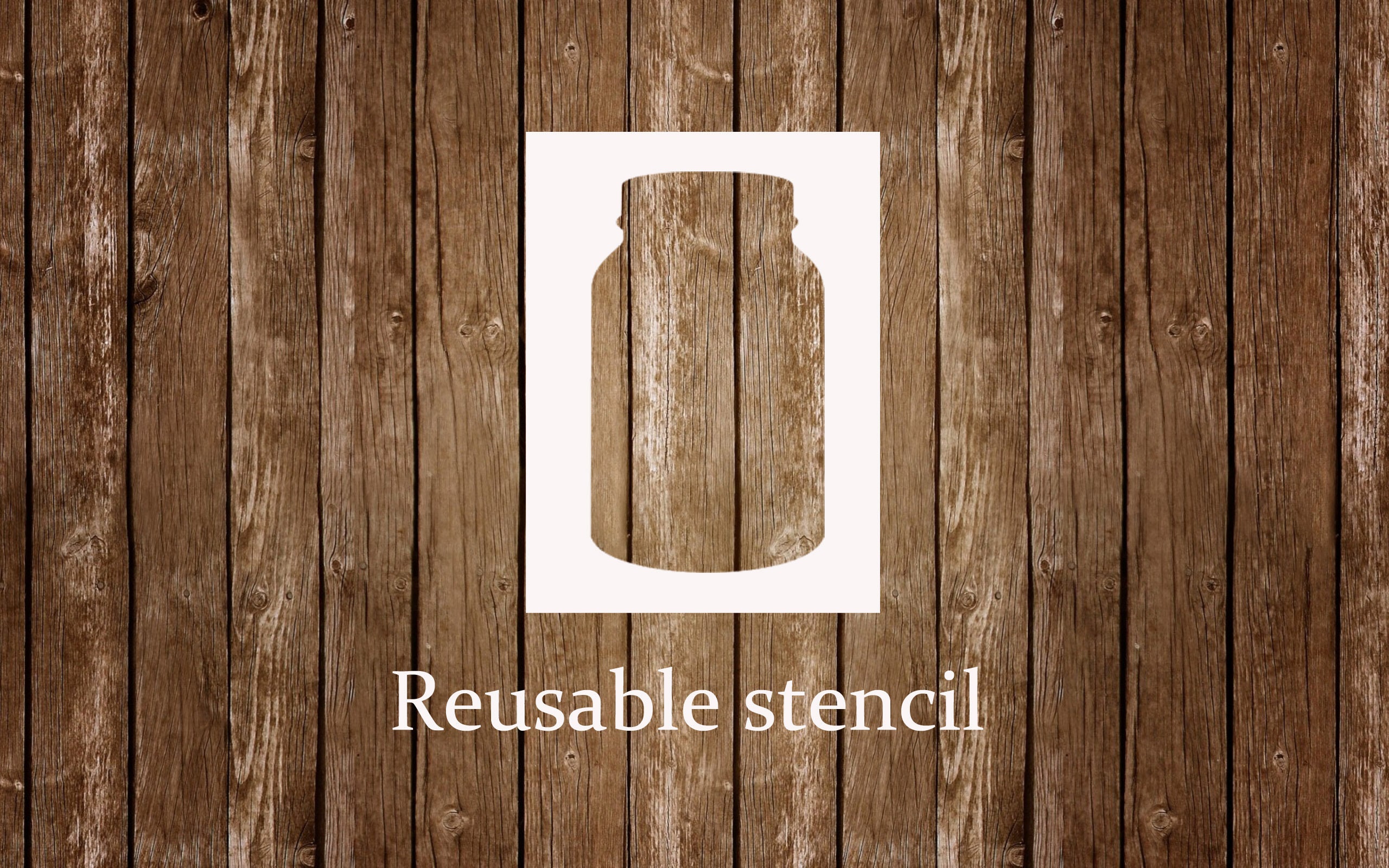 Mason Jar Stencil Reusable Stencil Mason Jar Craft Painting - Etsy