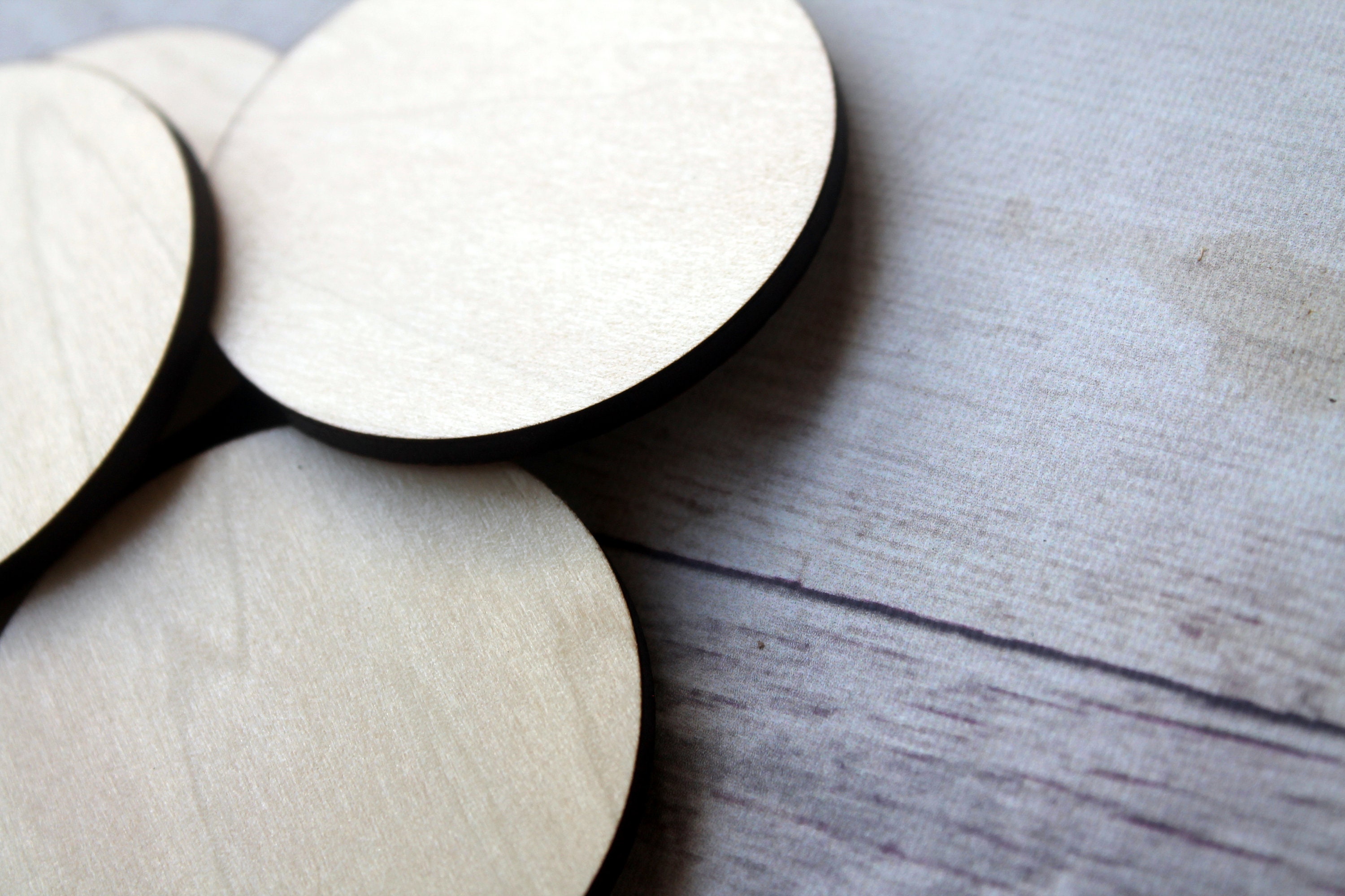 Set of Unfinished Wood Circle Shape Cutouts Choose Quantity - Etsy