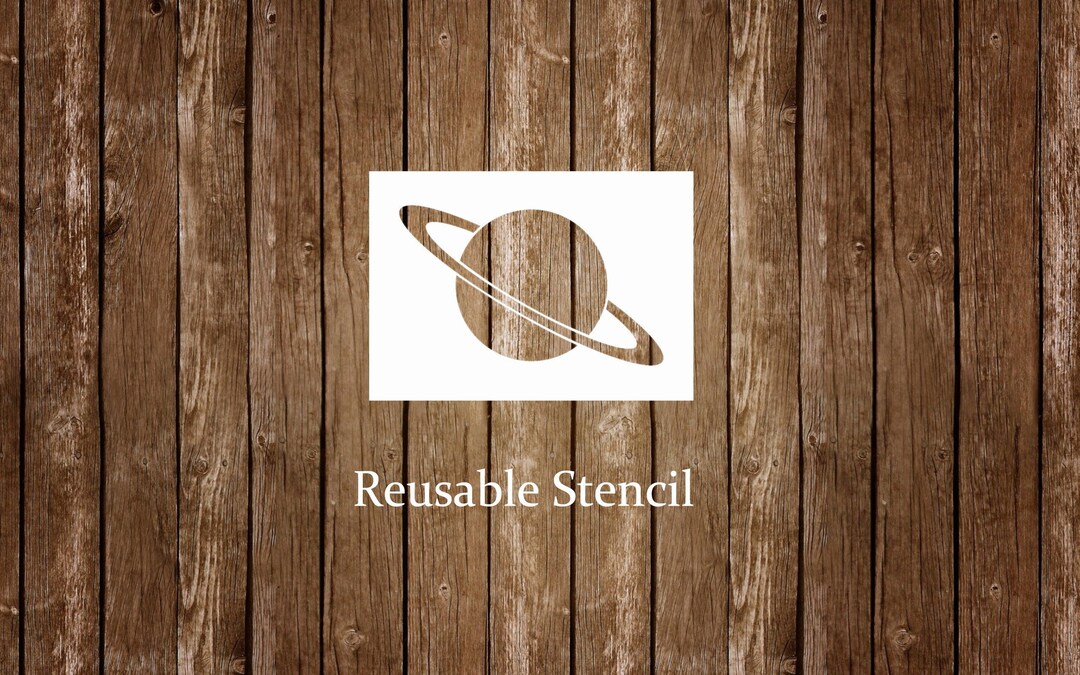 Planet Stencil, Space Stencil, Saturn Stencil, Universe, Reusable ...