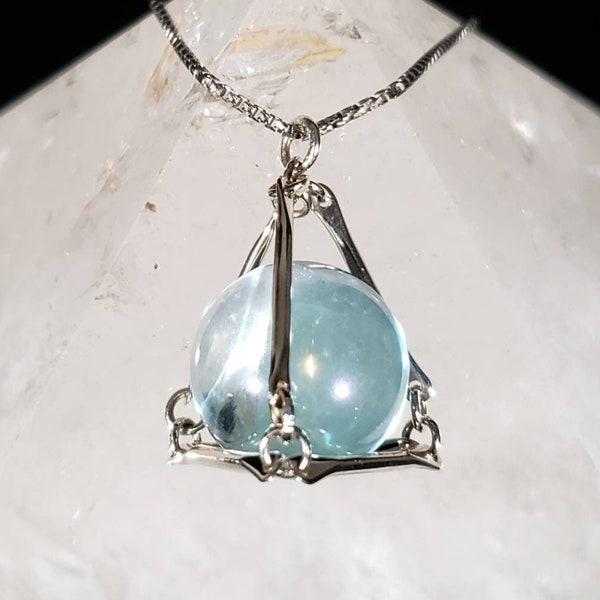 Crystal Ball Charm - Etsy