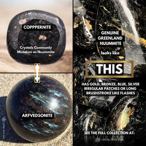 Genuine Nuummite Palm Stone: 1 Piece Flat Polished Greenland Stone ...