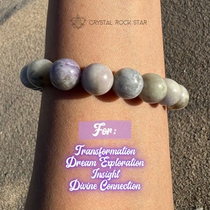 Hackmanite Crystal Bracelet, Color Changing UV Reactive, Unique Gifts ...