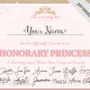 Printable Princess & Prince Certificate Bundle for Childrens Birthday ...
