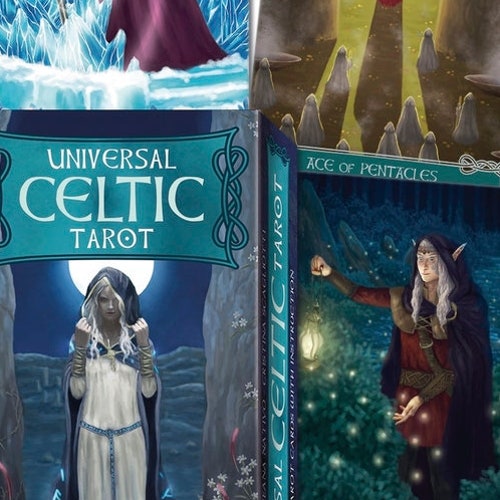 Pagan Tarot Kit Card Deck & Guidebook Set Oracle Cards and | Etsy
