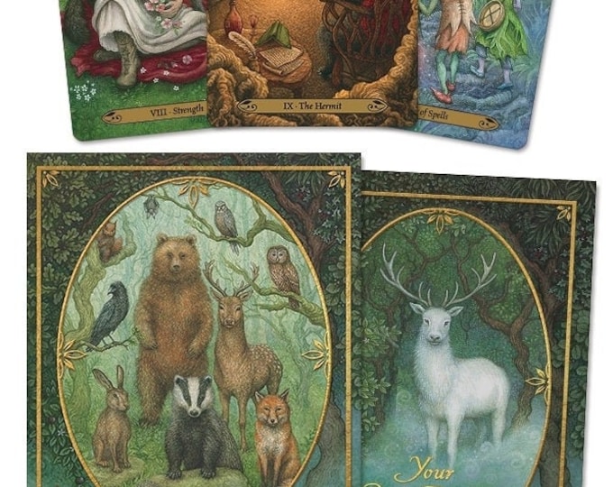 Forest of Enchantment Tarot Kit Card Deck & Guidebook Set Fairy Tale ...