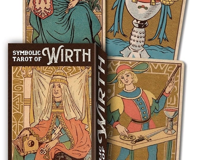 Symbolic Tarot of Wirth Deck Cards Set Oracle Card Booklet - Etsy