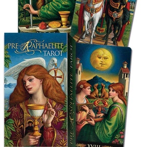 Pre-raphaelite Tarot Oracle Deck Cards Set Card Booklet Divination ...