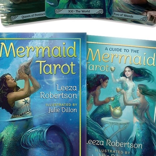 Mermaid Tarot Kit Card Deck & Guidebook Set Oracle Cards and | Etsy