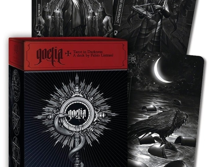 Goetia Tarot in Darkness Set Cards Oracle Card Deck Kit Magick Magic ...