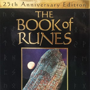 The Book of Runes Set Runic Stones Velvet Pouch Guidebook & Rune Stone ...