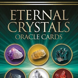 Eternal Crystals Oracle Cards and Guidebook Set Tarot Card Deck Book ...