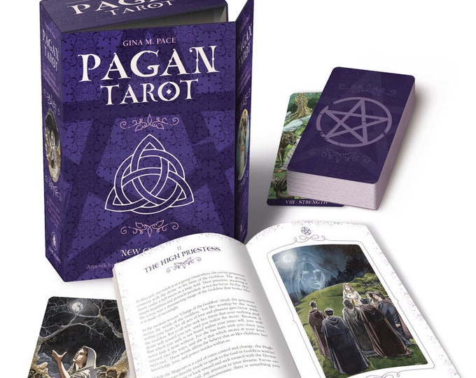 Pagan Tarot Kit Card Deck & Guidebook Set Oracle Cards and | Etsy