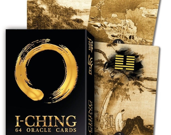I-ching Oracle Kit Deck Cards Set Tarot Card Booklet Divination Magick ...