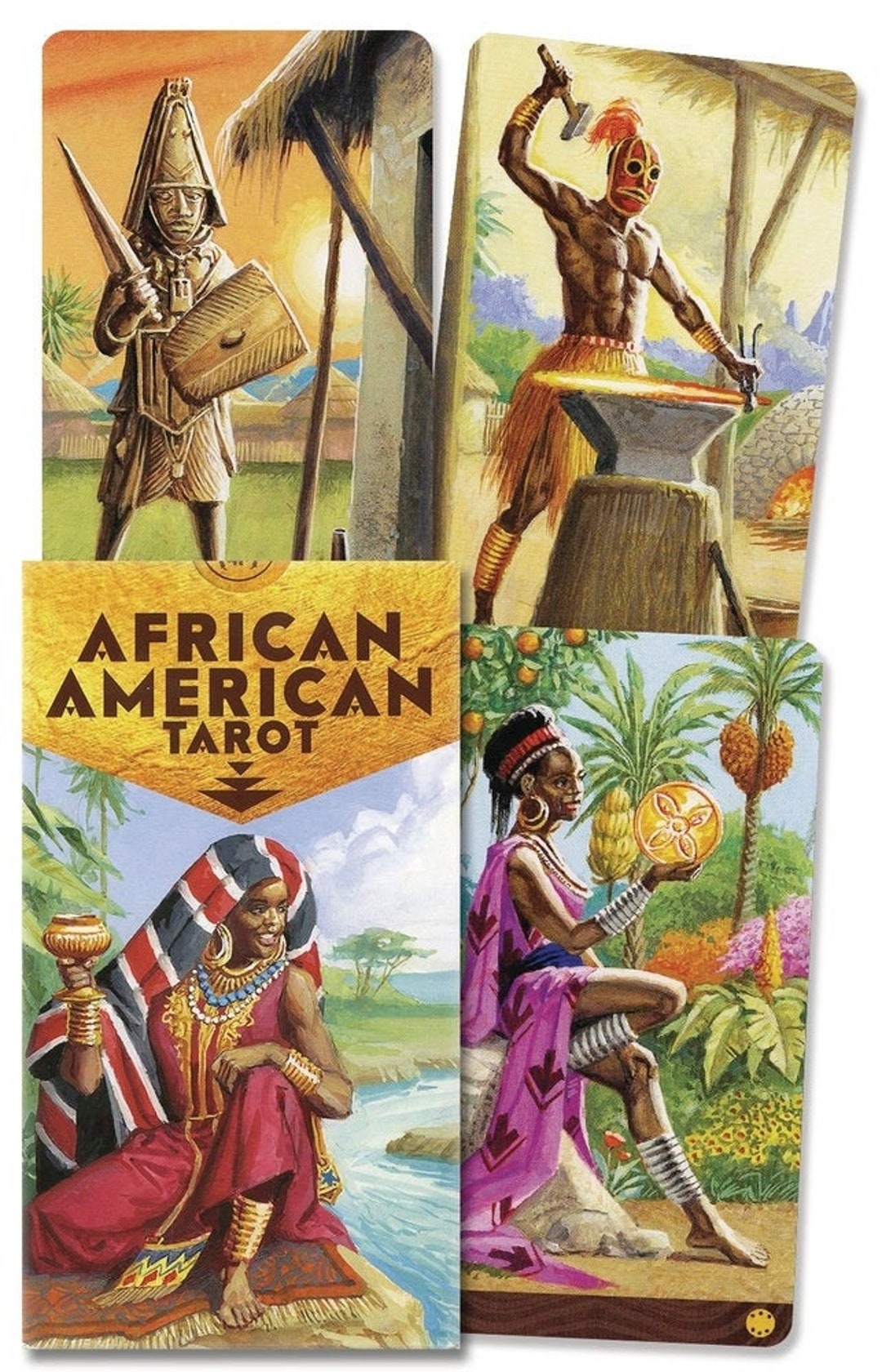 African American Tarot Deck Cards Set Oracle Card Booklet Divination ...