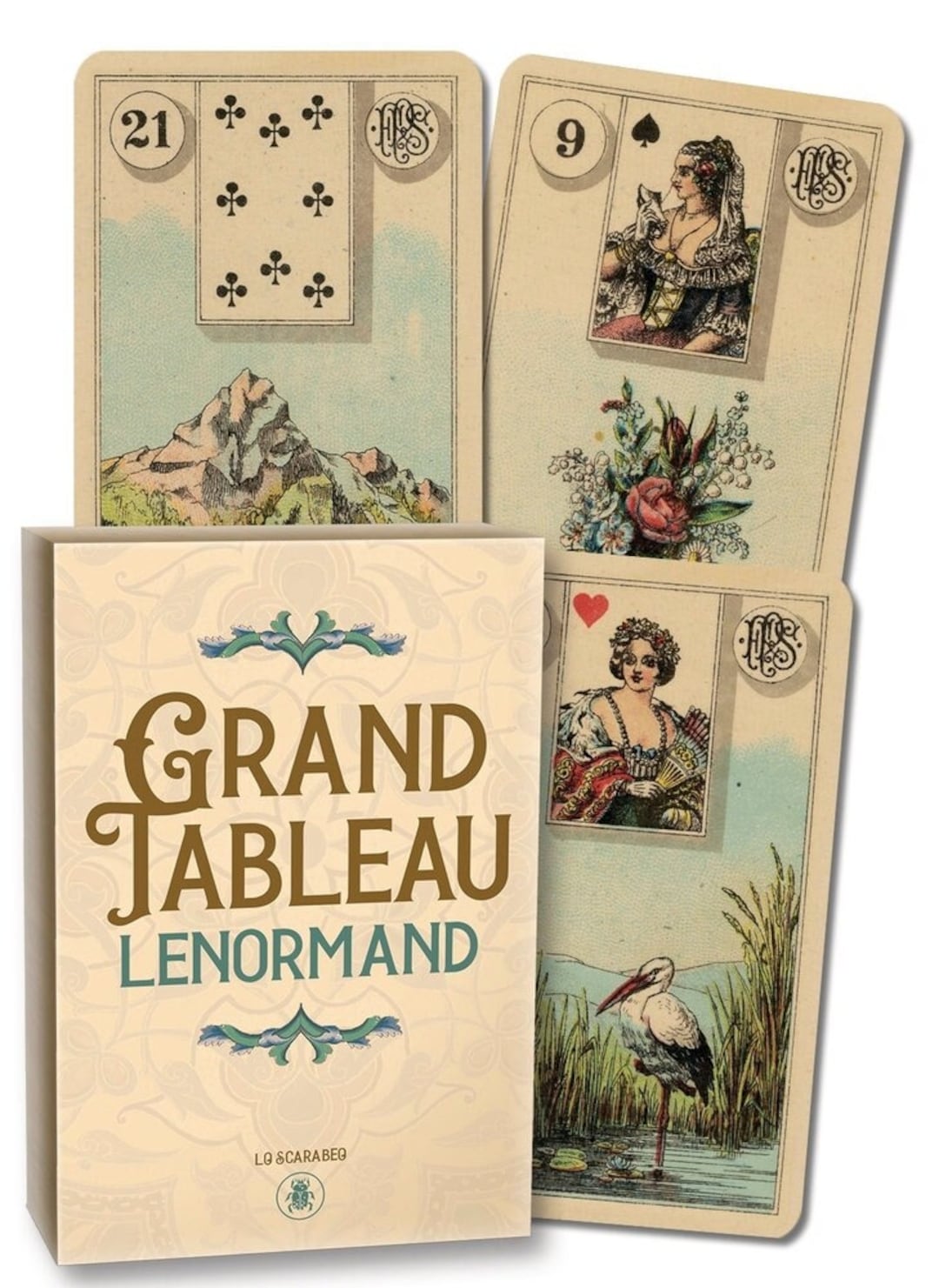 Grand Tableau Lenormand Mini Deck Cards Miniature Set Oracle Tarot Card ...