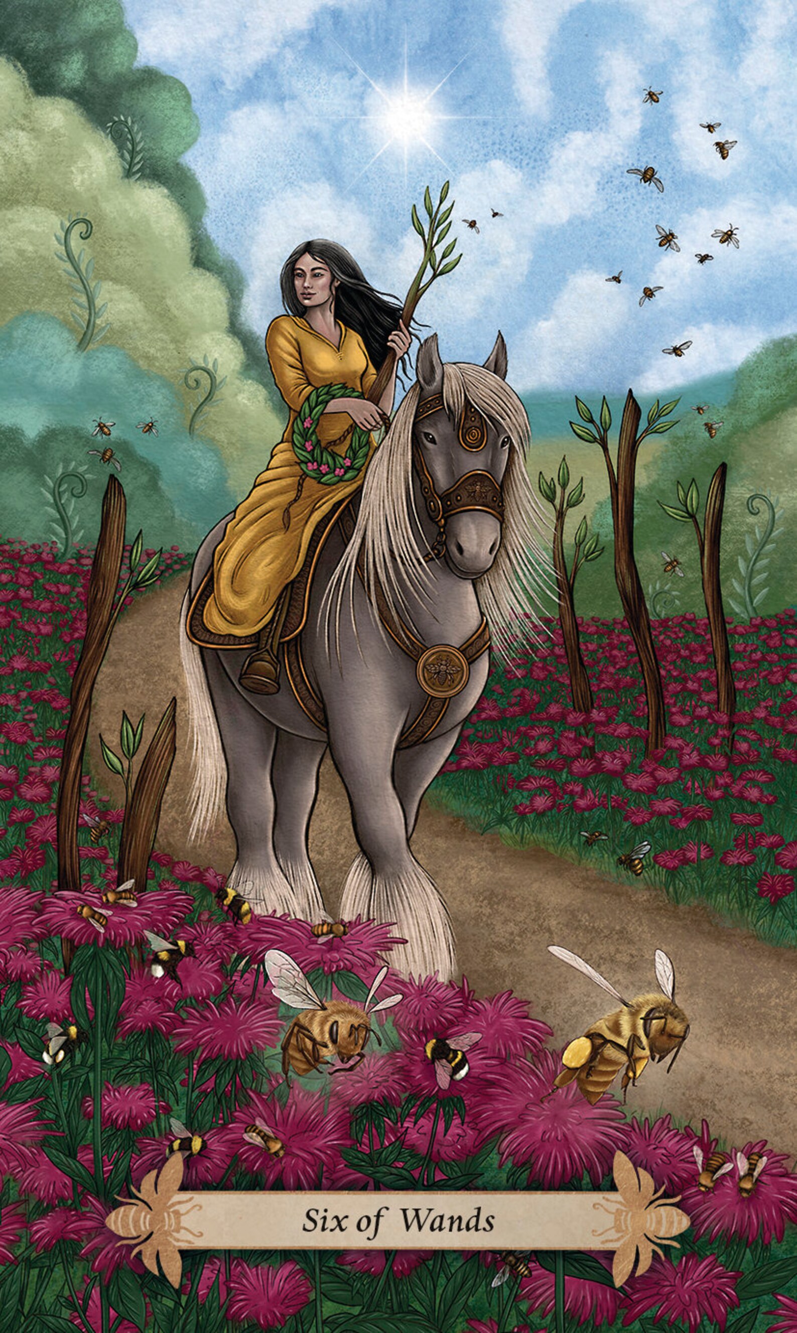 Bee Tarot Kit Card Deck & Guidebook Set Faery Oracle Cards and Book ...