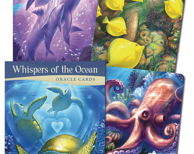 Whispers of the Ocean Oracle Cards & Guidebook Set Tarot Card Deck Book ...