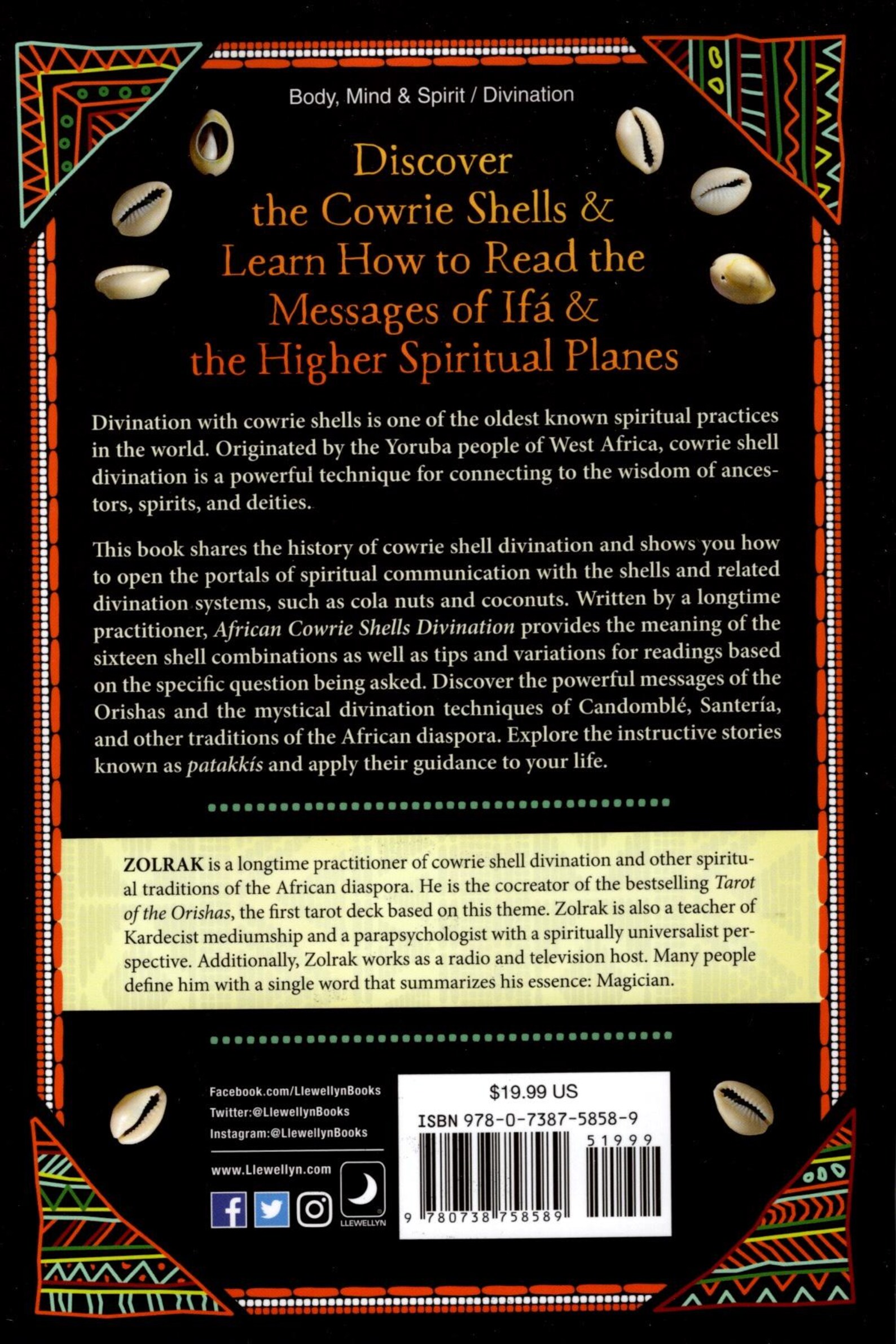 African Cowrie Shells Divination Book History Theory & Practice Tribal ...