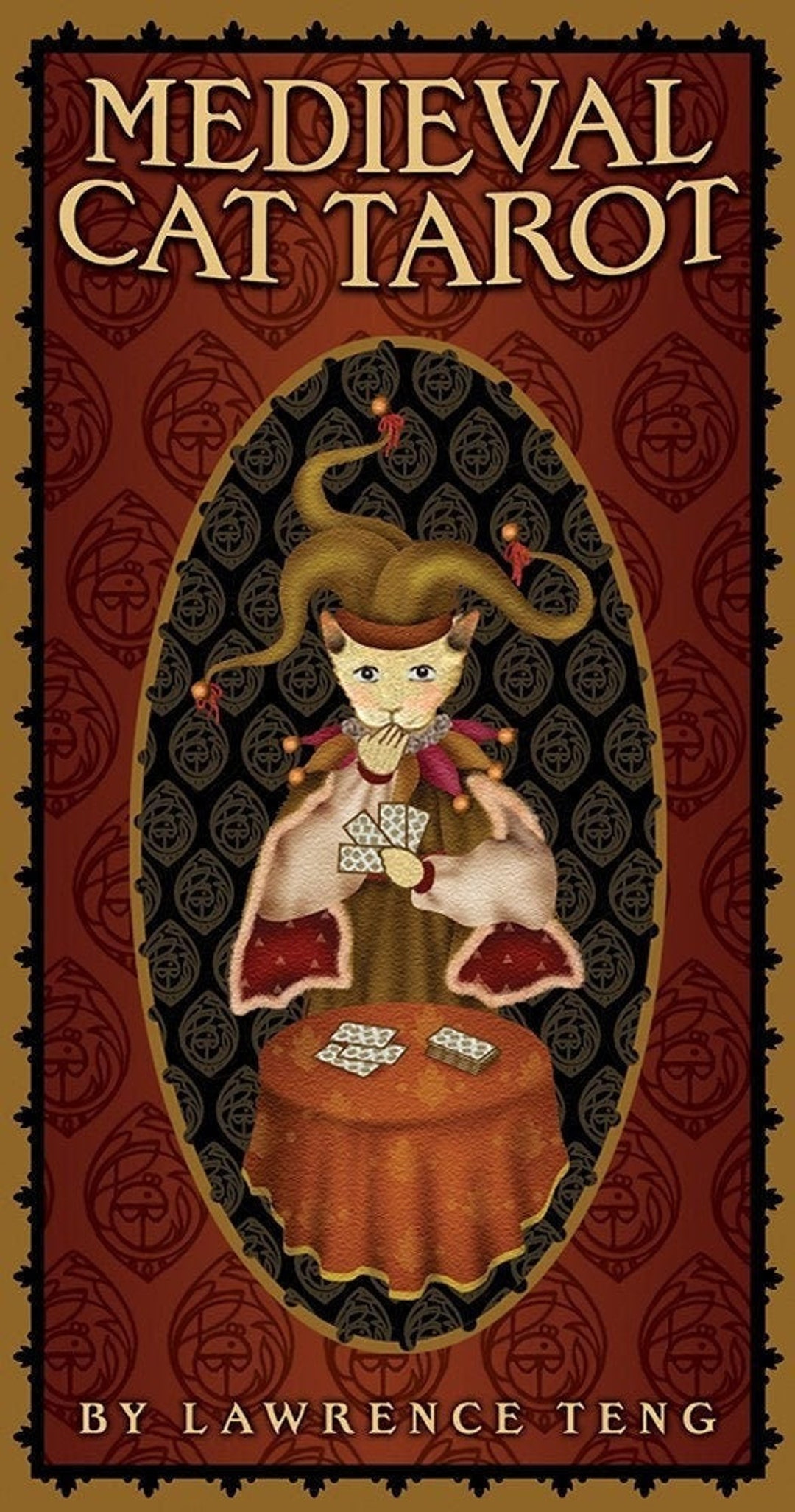 Medieval Cat Tarot Deck Cards Set Oracle Card Booklet Kit Magick Magic ...