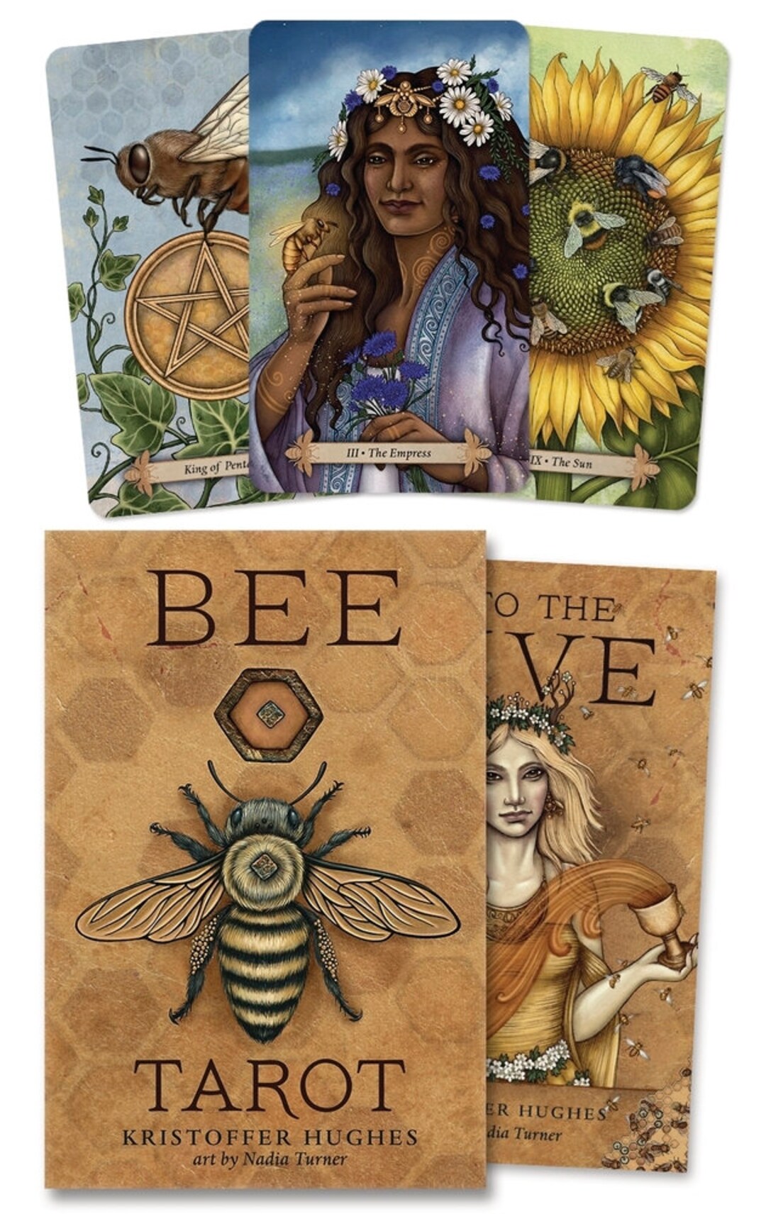 Bee Tarot Kit Card Deck & Guidebook Set Faery Oracle Cards and Book ...