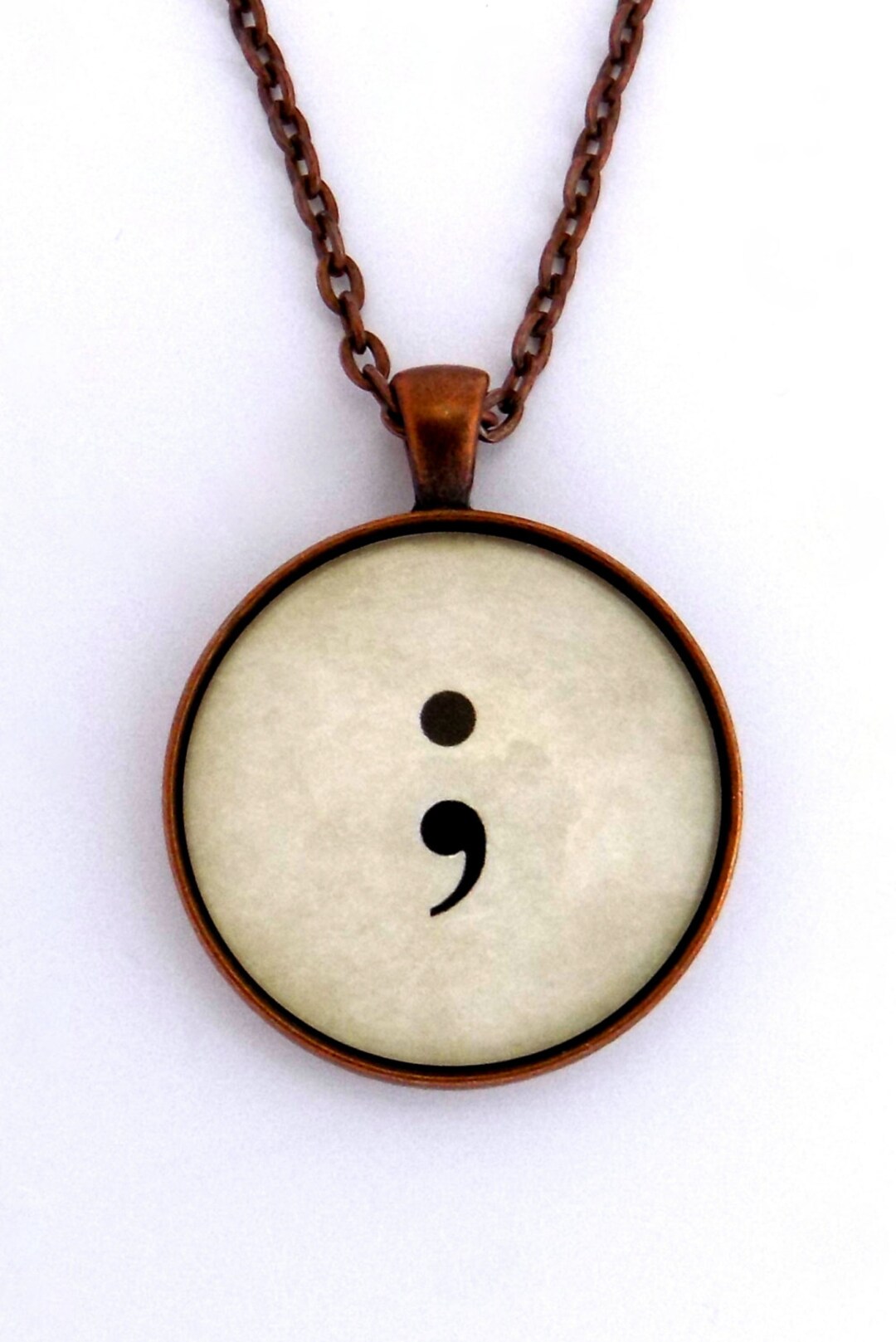 Semicolon Jewelry Semi Colon Motivational Jewelry Quote Survivor ...
