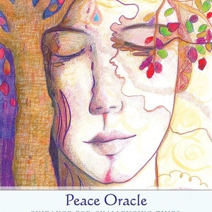 Peace Oracle Cards & Guidebook Set Tarot Card Deck Book Kit Magick ...