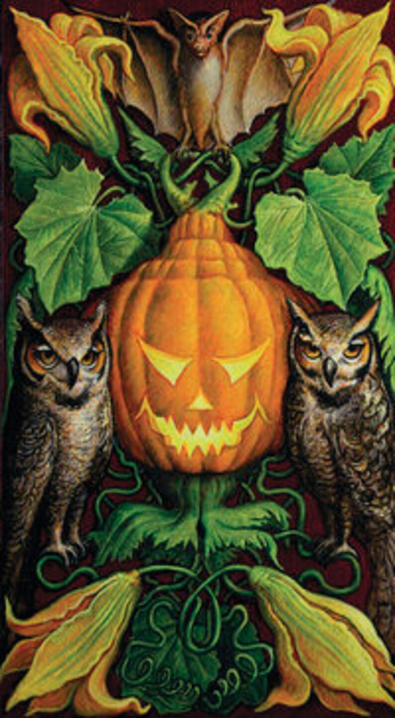 Jack-o'lantern Tarot Deck Cards Set Halloween Oracle Card - Etsy