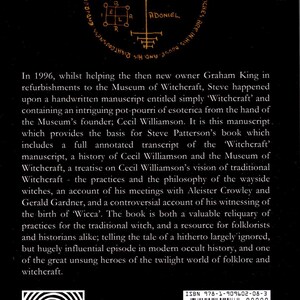 Cecil Williamson's Book of Witchcraft Grimoire of the Museum of Witch ...
