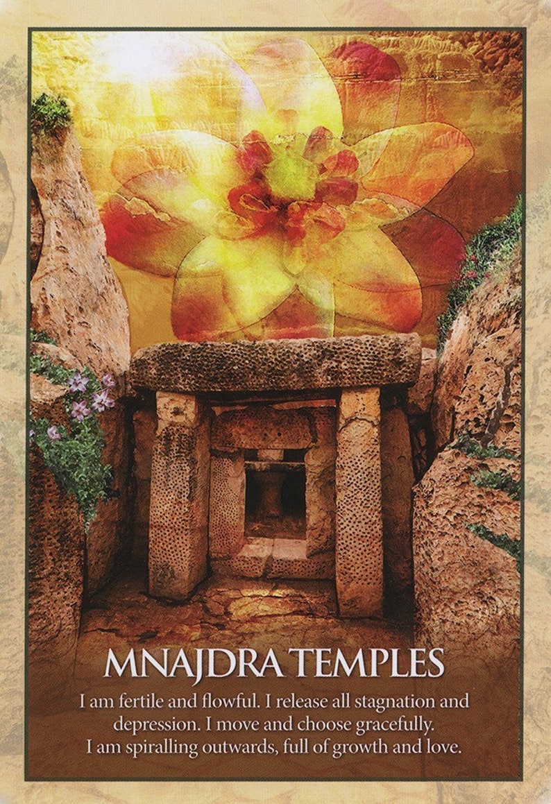 Earth Power Oracle Cards And Guidebook Set Tarot Card Deck Book Etsy