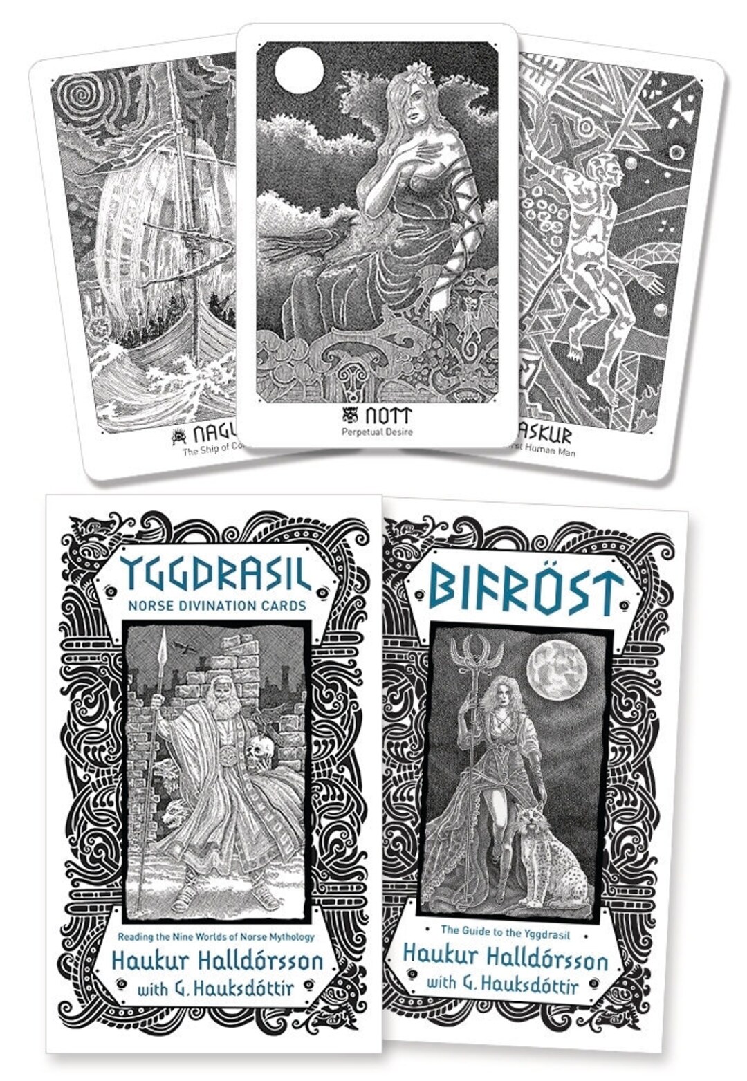 Yggdrasil Norse Divination Cards and Guidebook Set Card Deck Book Kit ...