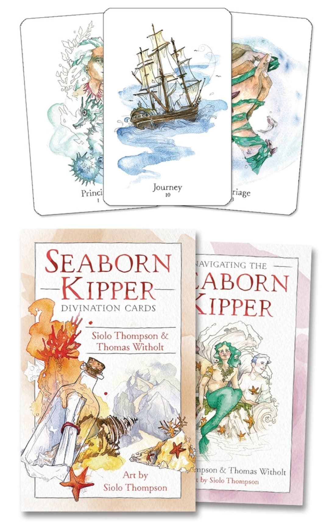 Seaborn Kipper Cards & Guidebook Set Oracle Card Deck Book Kit Magick ...
