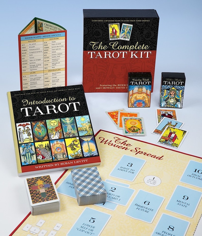The Complete Tarot Kit Card Deck & Guidebook Set Oracle Cards | Etsy